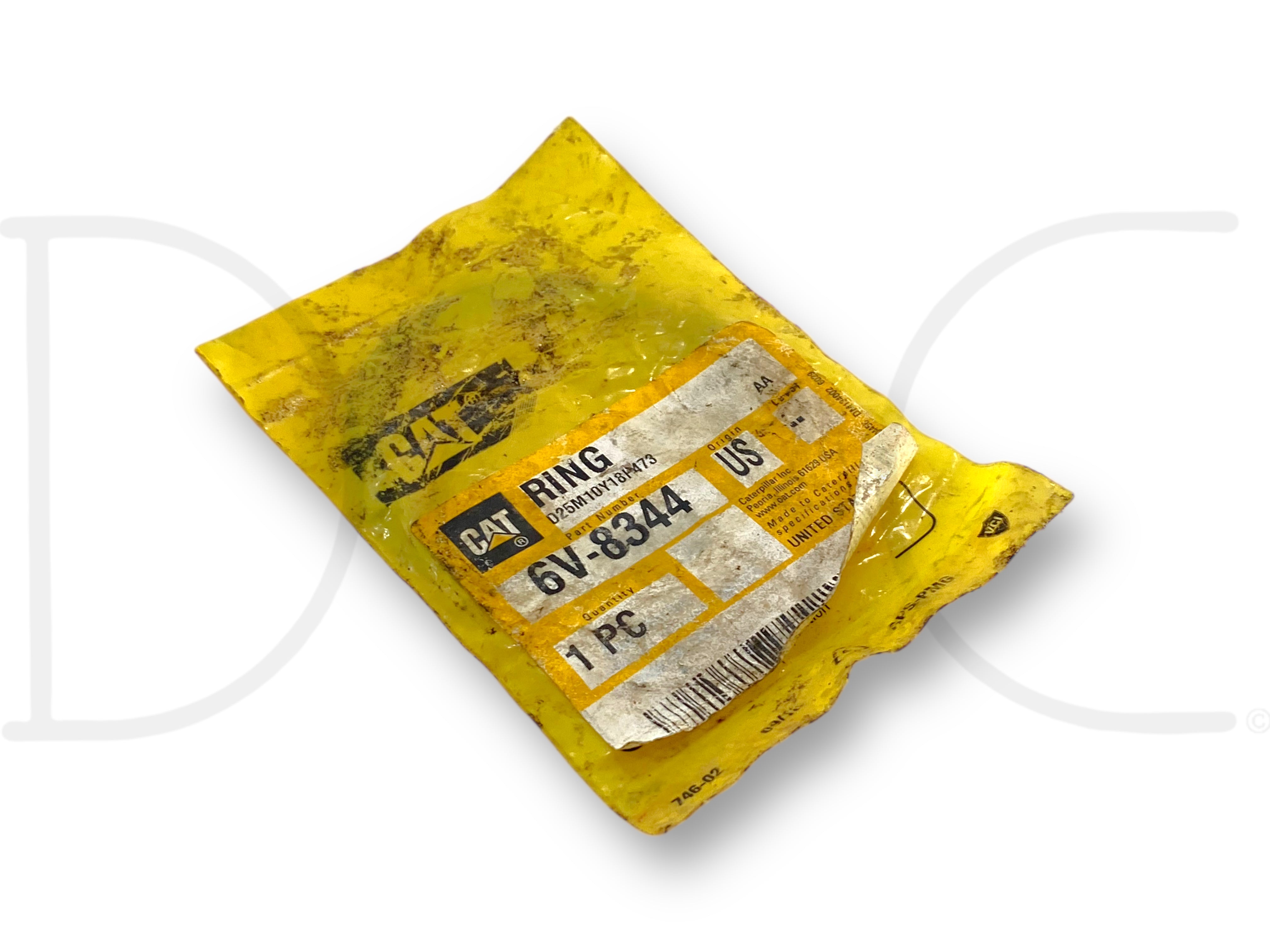 CAT 6V-8344 EXTERNAL RETAINING RING OEM CATERPILLAR BACKHOE WHEEL ...